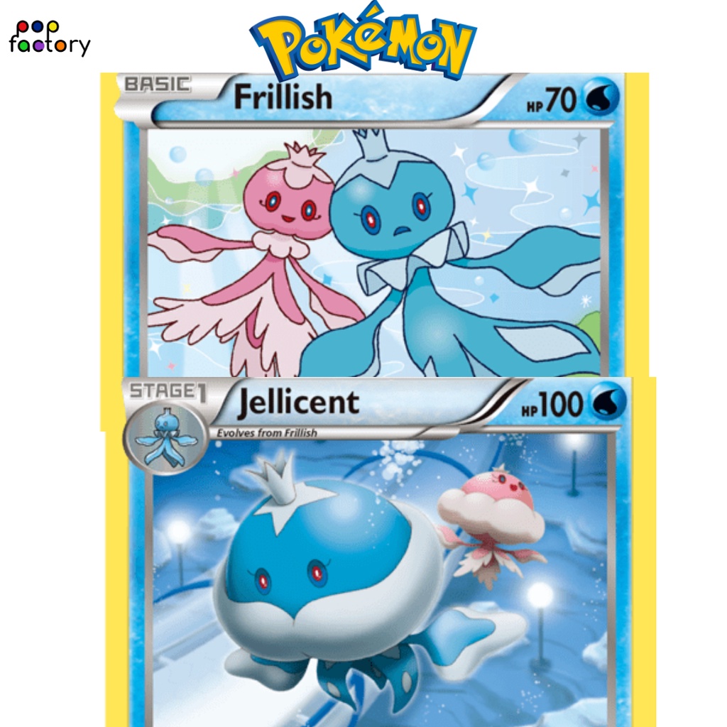Frillish & Jellicent Pokemon Cards TCG (5th Gen Pokemon) | Shopee ...