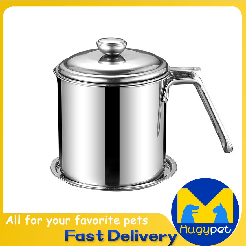 Oil Filter Storage Can Grease Strainer Pot Kitchen Cooking Tool Oil ...