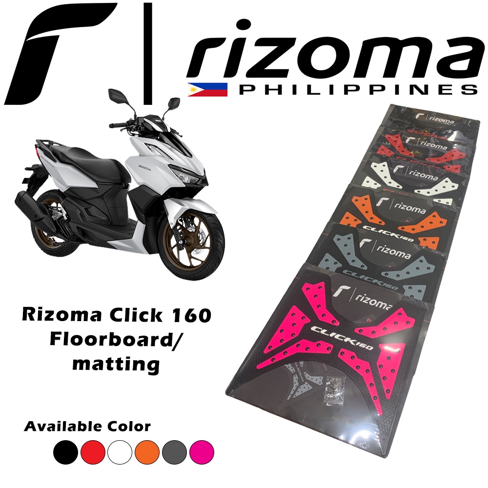 Rizoma Click V3 160 Anti Slip Footboard Matting Pure Rubber | Shopee ...