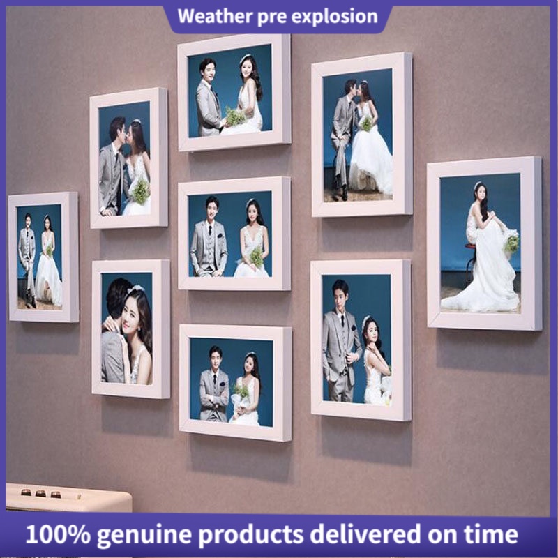 9Pcs 7 inch Picture Frames For Wall Photo Set Picture Frame Wall Decor ...