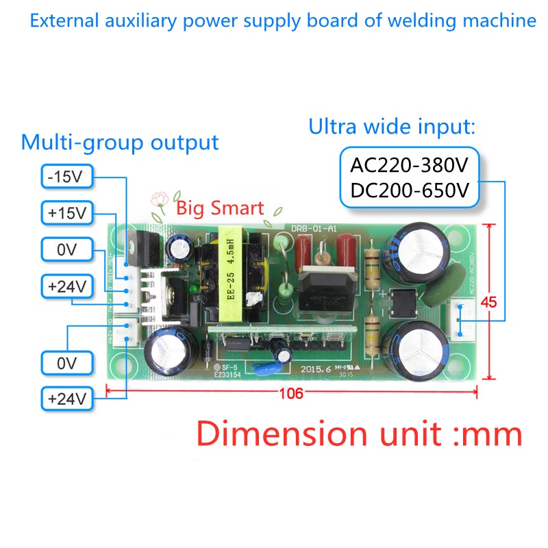 External auxiliary power supply board of inverter welding machine ...