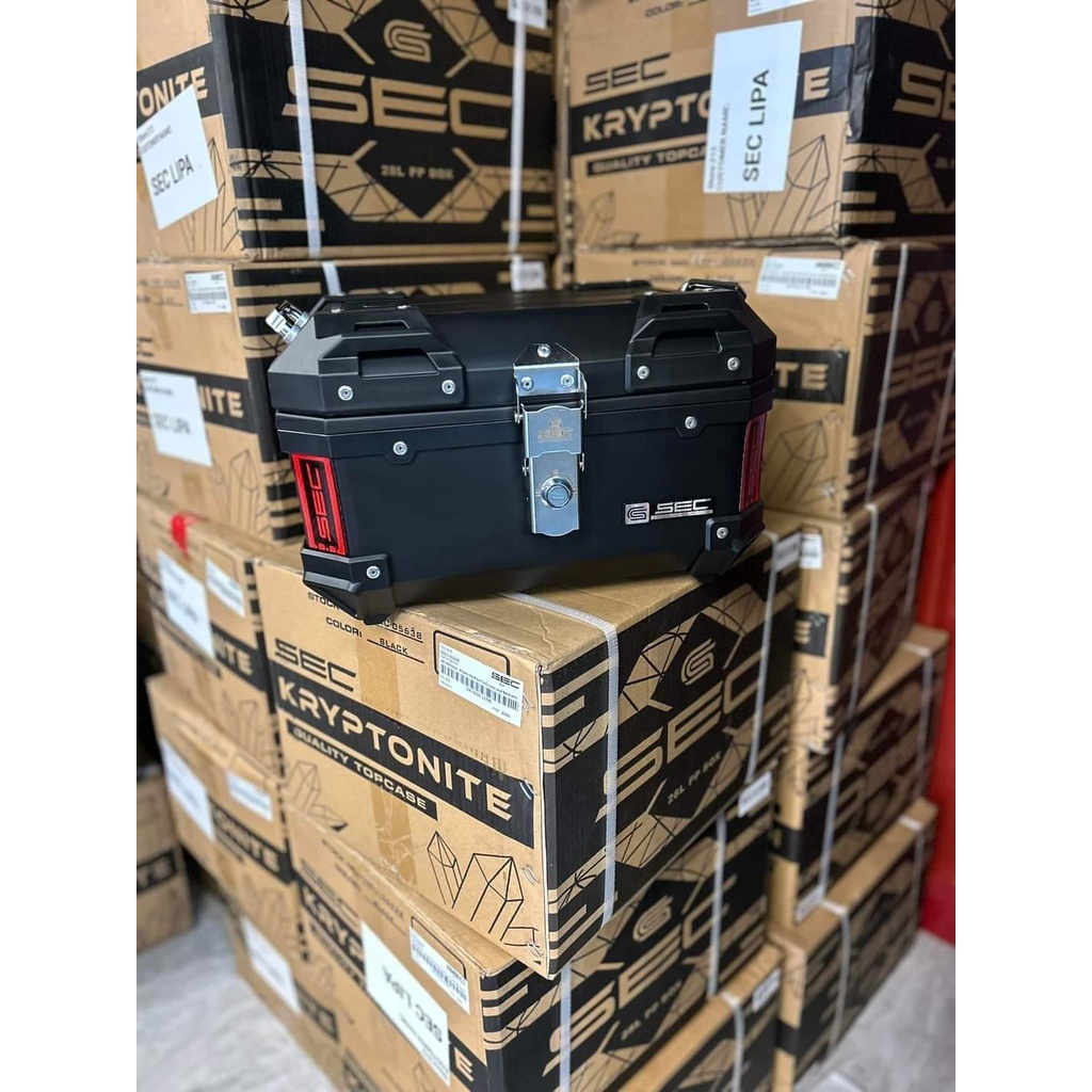 SEC 30L-45L KRYPTONITE STYLE ALLOY PLASTIC TOP BOX | Shopee Philippines