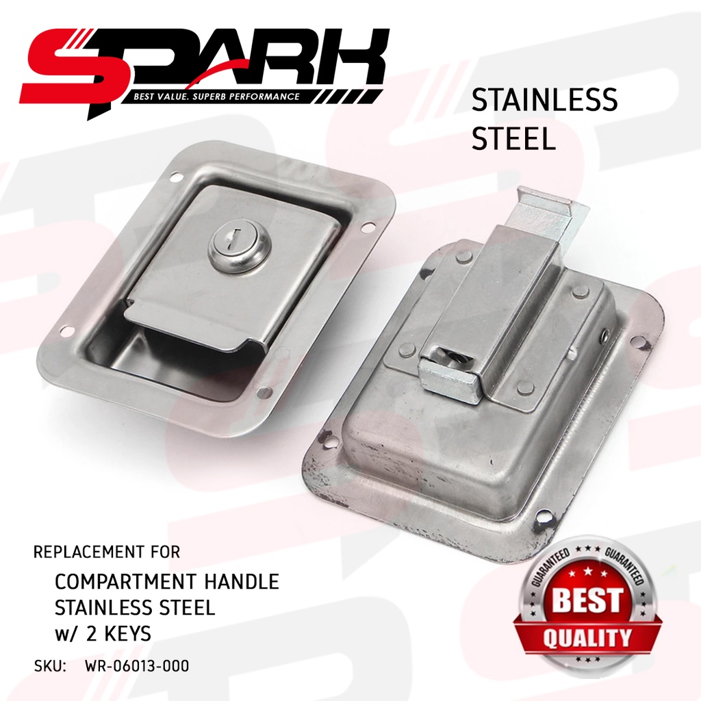Heavy Duty Compartment Lock Stainless Steel Paddle Door Latch Trailer ...