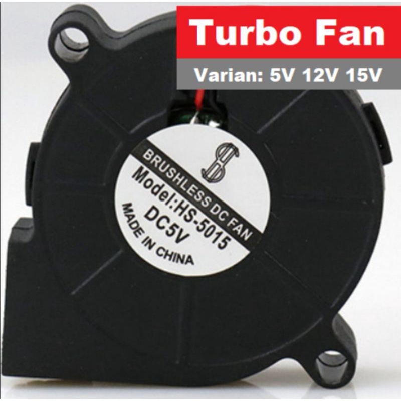Turbo Fan Mini Blower Brushless Cooling Fan DC 5V 12V 24V Snail ...