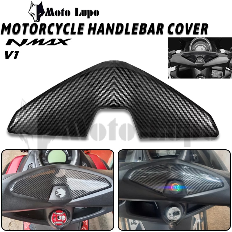 YAMAHA NMAX V1 Carbon Handle Bar Garnish Cover | Shopee Philippines