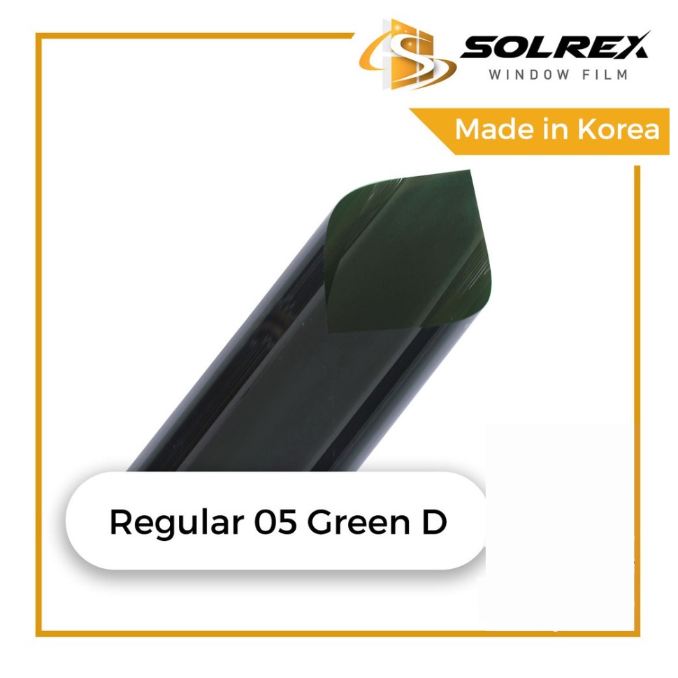 Solrex Window Film (Tint) - Regular 05 Green (2 ply) | Shopee Philippines