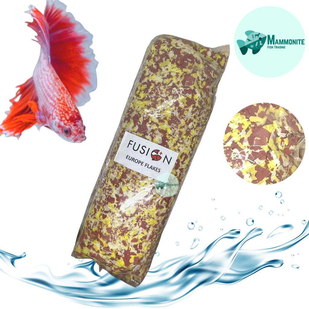 Aquarium Fish Tropical Flakes Food 1kg Pack Fusion Color Booster ...