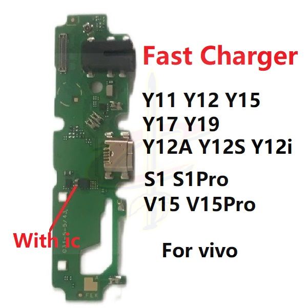 Fast charging board port for Vivo Y11 Y12 Y15 Y17 Y19 Y20i Y20 Y20S G Y12A Y12S Y12i S1 Pro V15 ...