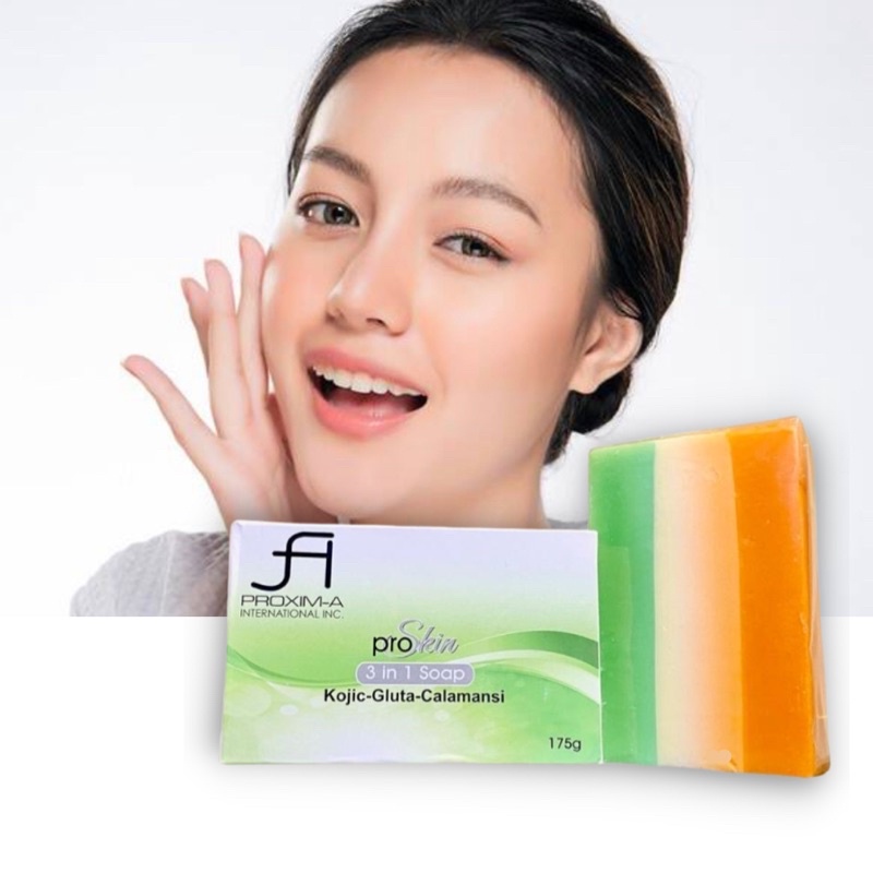 ProSkin 3in1 soap Kojic-Gluta-Calamansi | Shopee Philippines