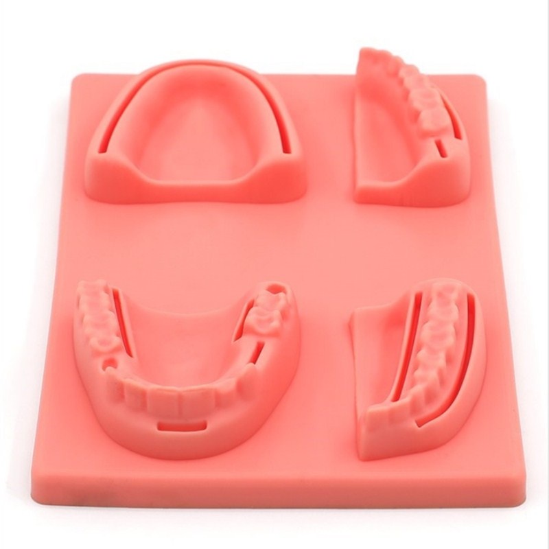 Dental Training Pad Silicone Human Skin Oral Teeth Gum Suture Dentist ...