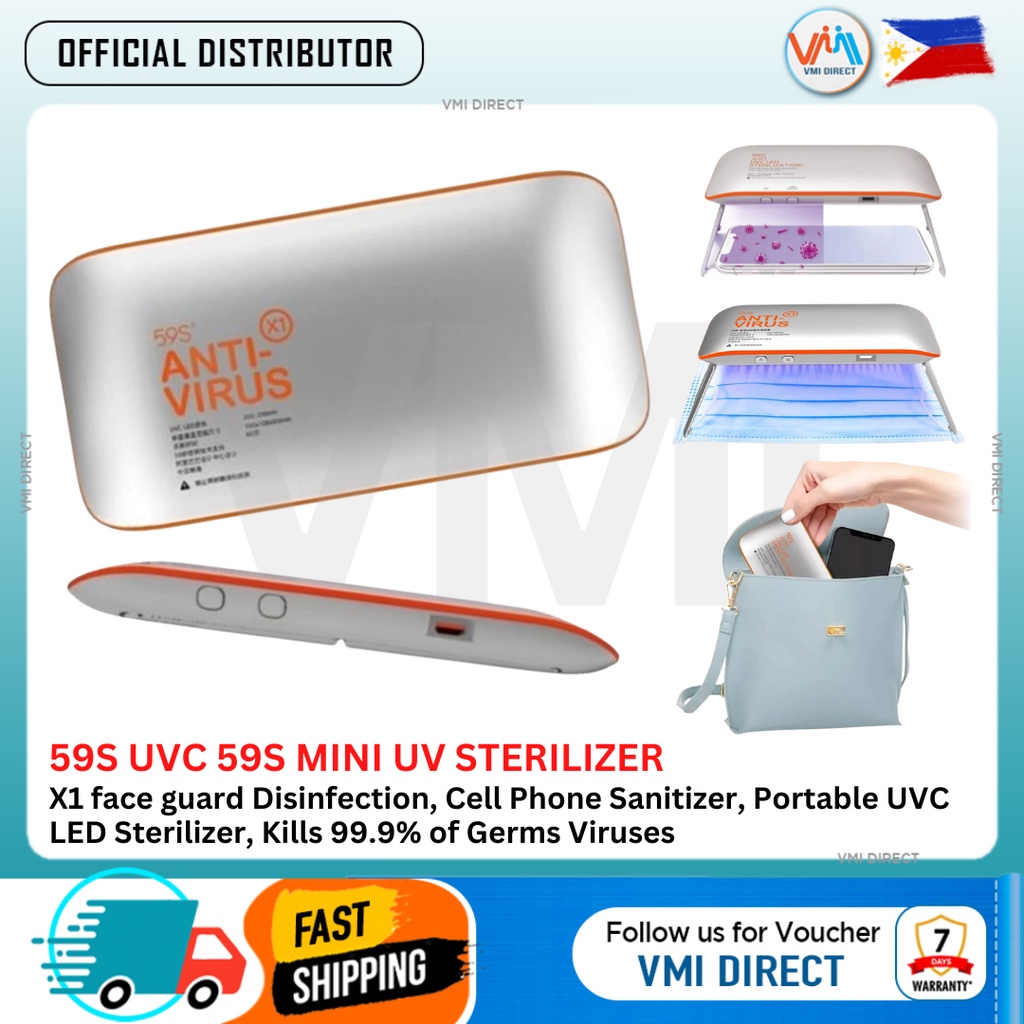 59S Led Mini UV Sterilizer - VMI DIRECT | Shopee Philippines