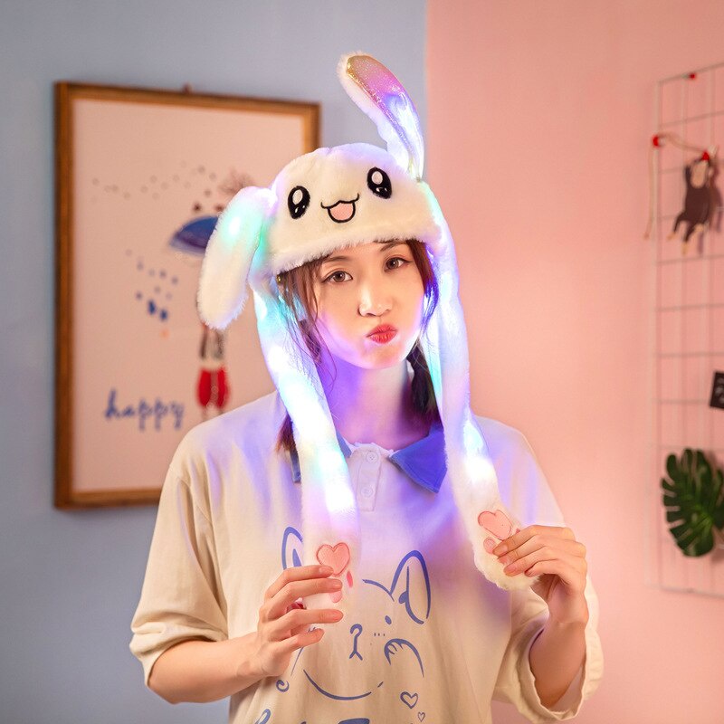 TikTok Bunny Hat Cute Rabbit Ear Cap Cartoon Pikachu Pokemon Stitch ...