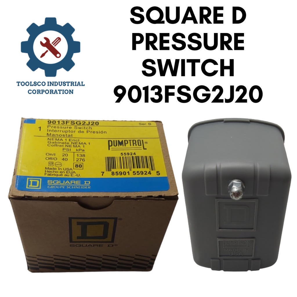 SQUARE D PRESSURE SWITCH 9013FSG2J20 | Shopee Philippines