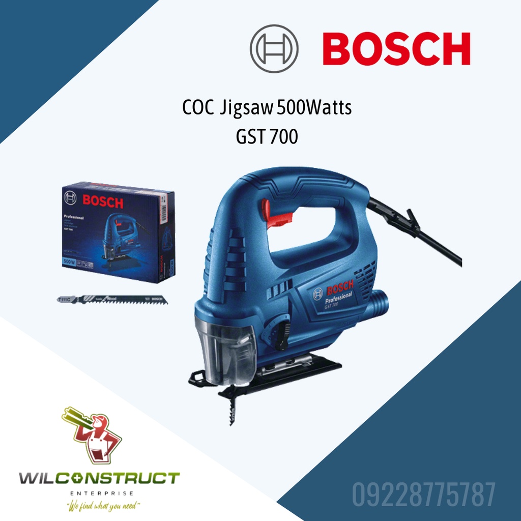BOSCH COC 500W Professional Jigsaw (GST 700) | Shopee Philippines