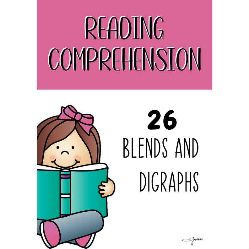 31 PAGES BLENDS AND DIGRAPHS READING COMPREHENSION | KIDS PRACTICE ...
