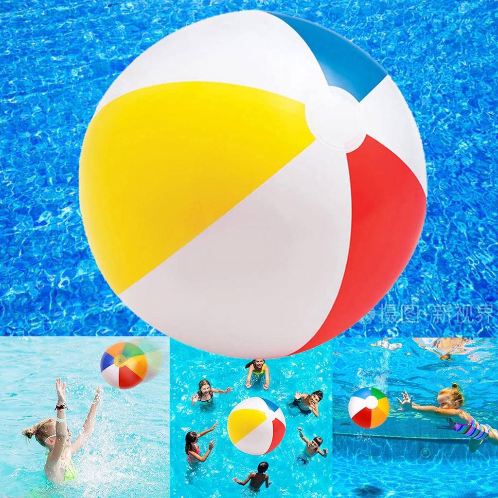 25cm Inflatable swimming pool water game balloon beach ball Water toy ...
