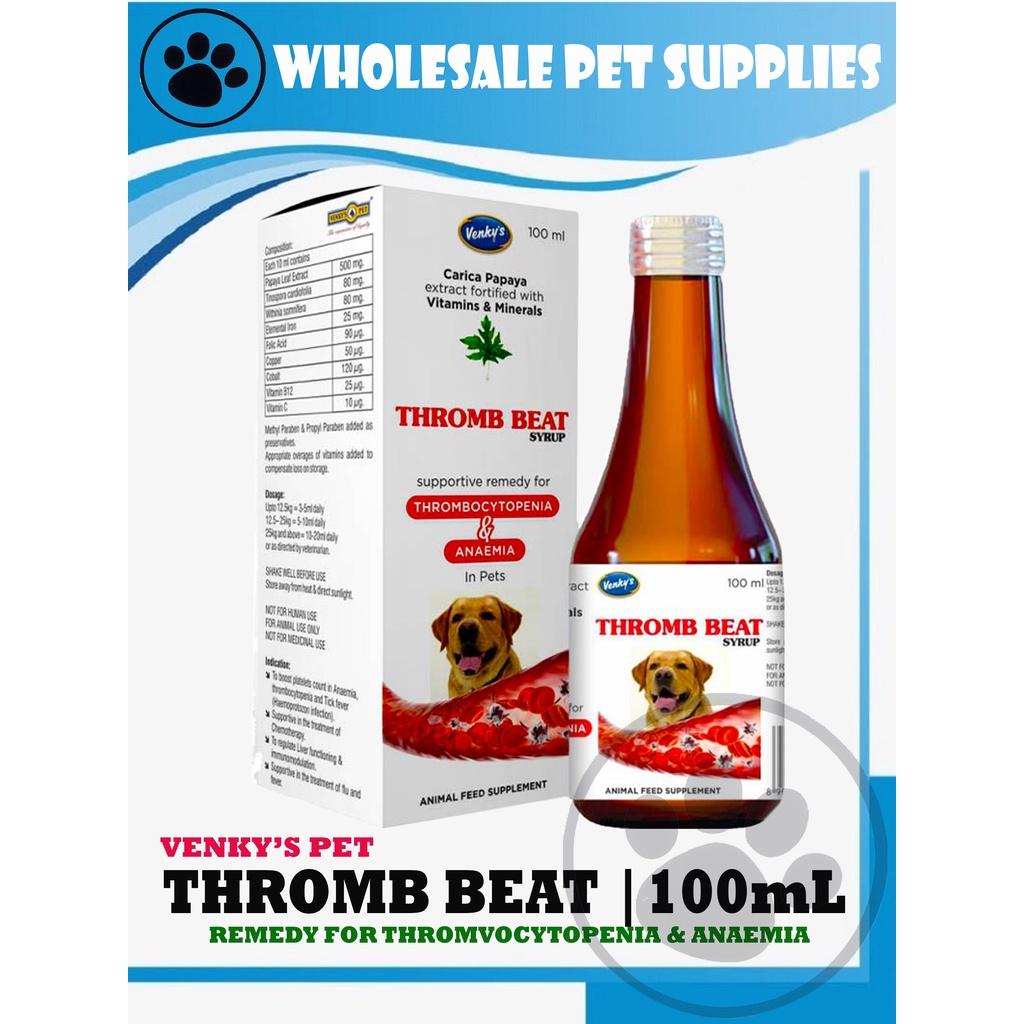 THROMB BEAT SYRUP for Pets | 100mL | Shopee Philippines THROMB BEAT SYRUP for Pets | 100mL | Shopee Philippines