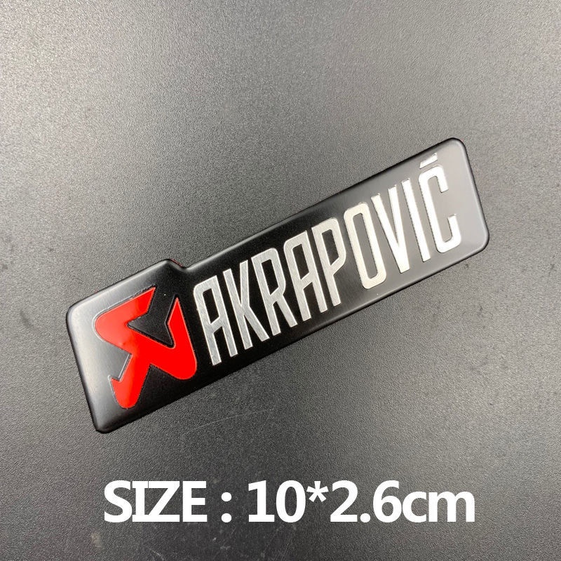 Akrapovic Yoshimura Arrow Decal high temperature heat resistant metal ...