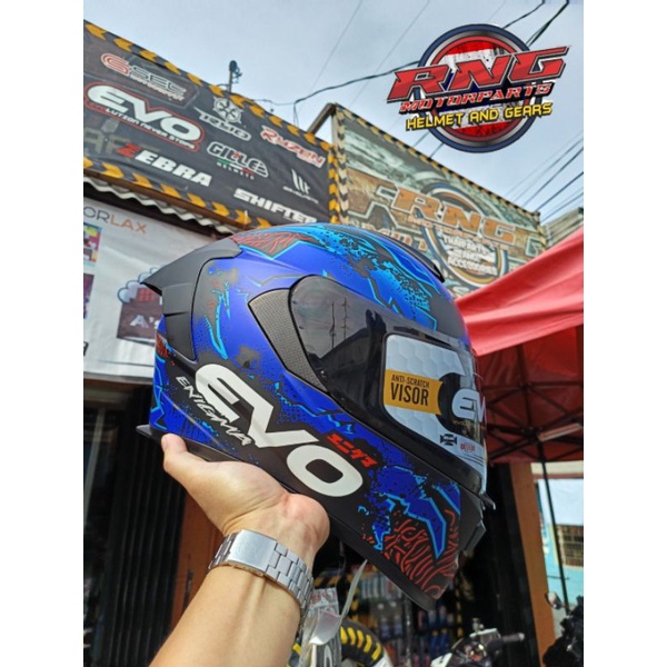 EVO GT-PRO ENIGMA MATTE BLUE (FREE CLEAR LENS) | Shopee Philippines