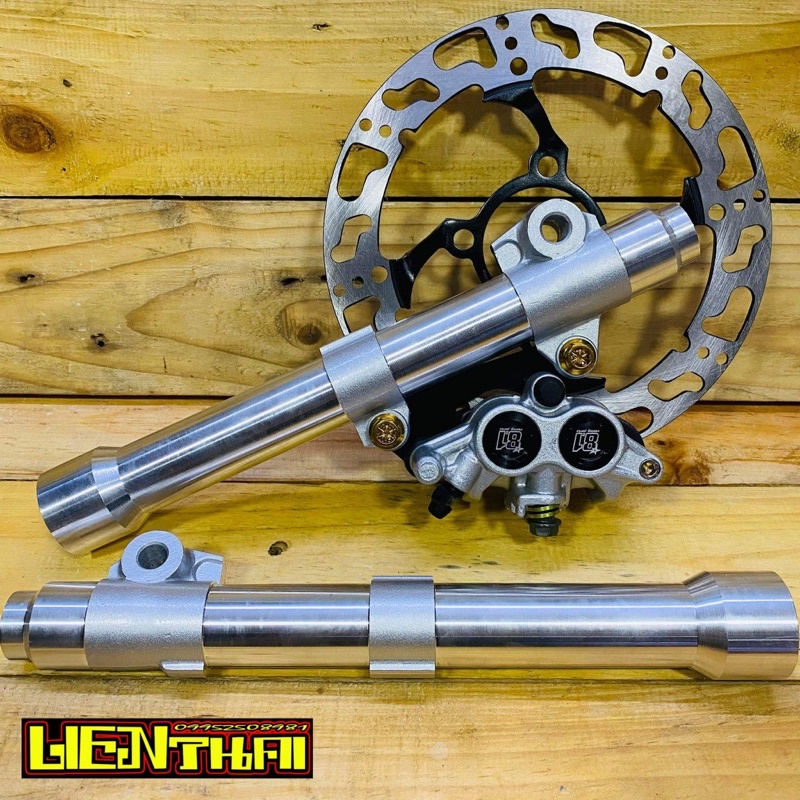LIGHTEN FRONT SHOCK OUTER TUBE + CALIPER + DISC + EARL'S + 2 JRP ...
