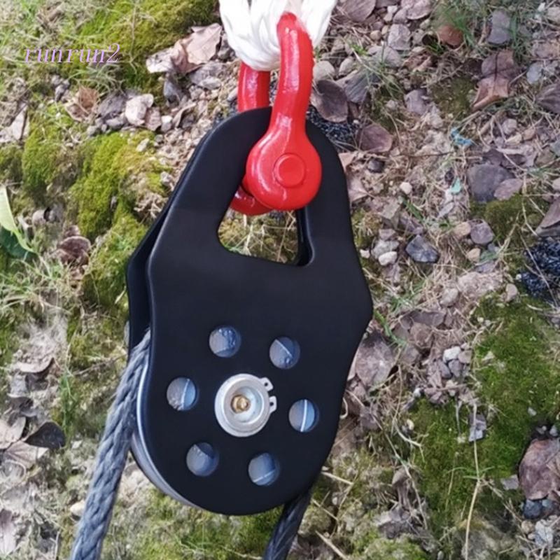 RUN 10Ton Off Road Winch Movable Nylon Pulley Sheave Snatch Block ...