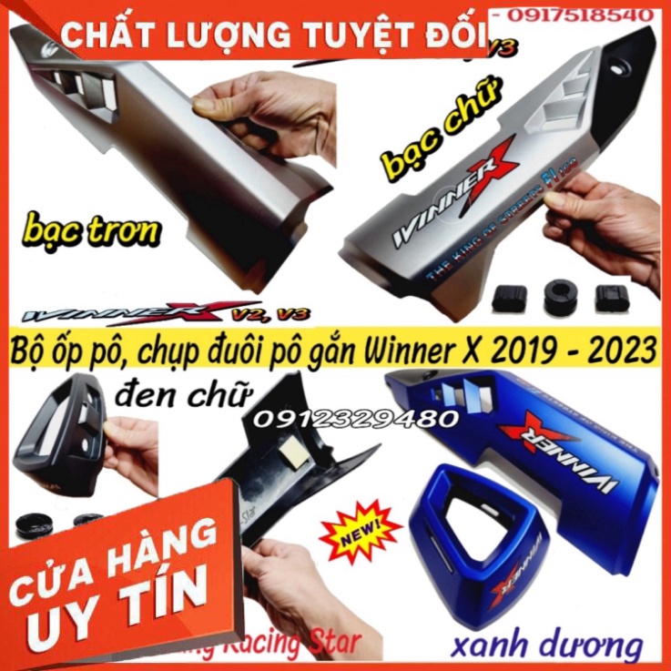 Winner X Muffler and Tail Cover Set - Winner X Muffler Cover - New ...