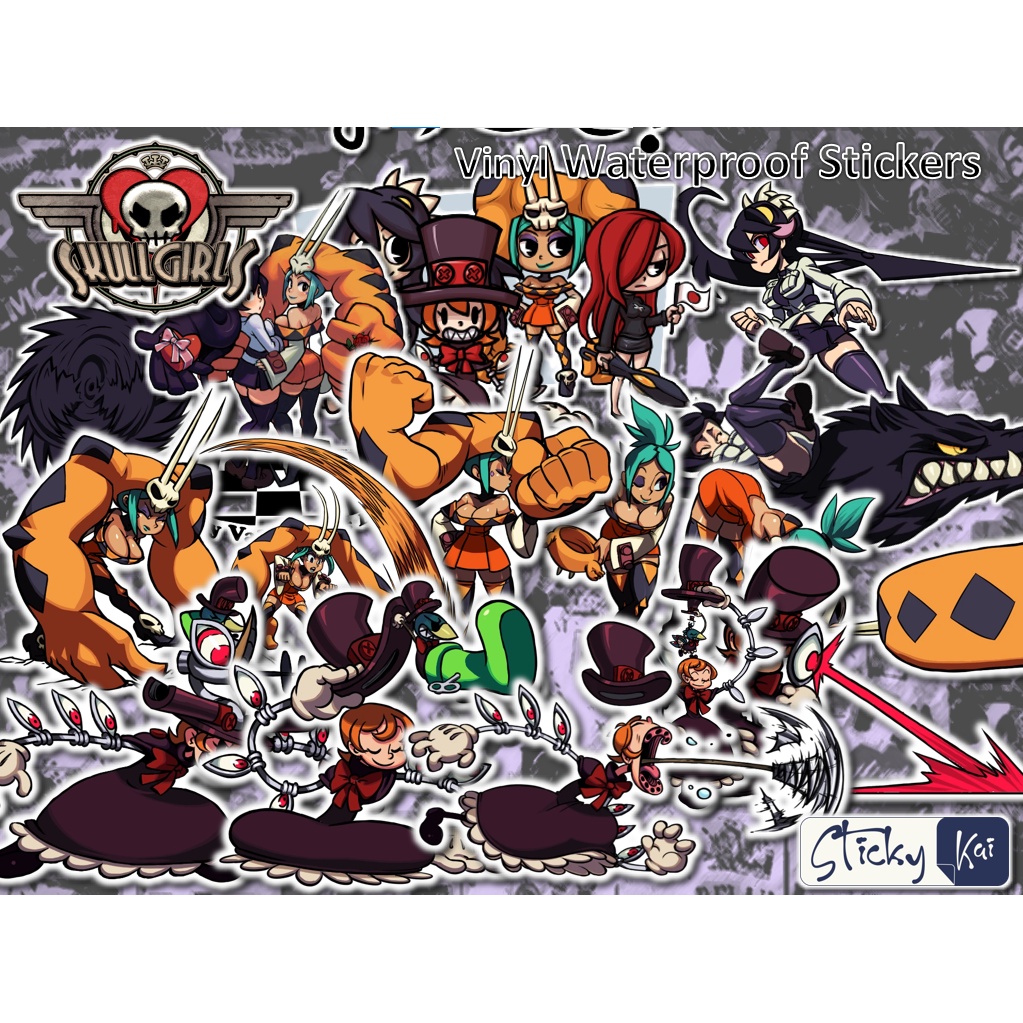 Skull Girls Stickers | Shopee Philippines