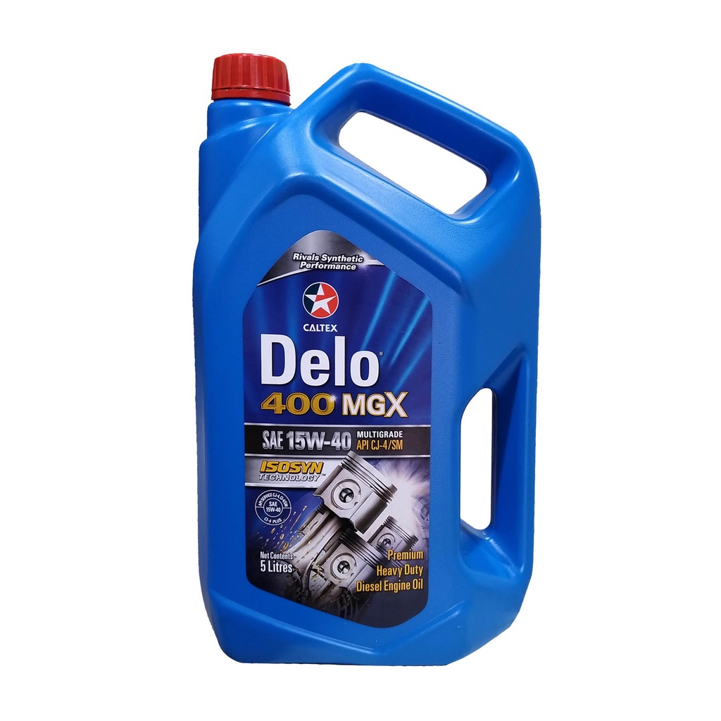 Caltex Delo 400 MGX Multigrade SAE 15W-40 5 Liters High Speed Engine ...