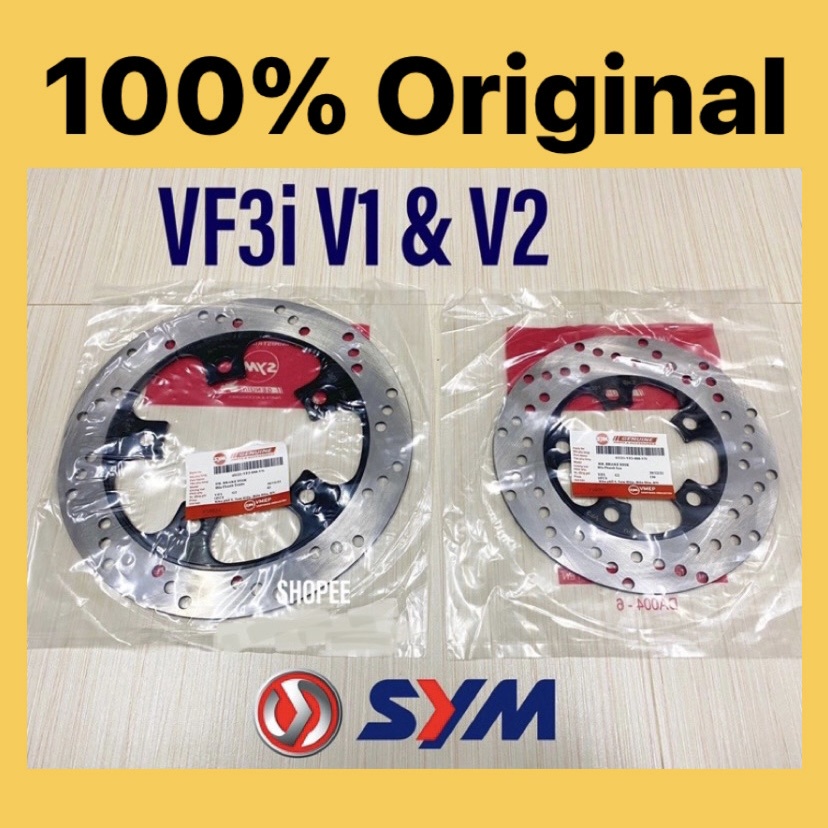 SYM VF3I 185 V1 V2 BRAKE PIRING DISC DEPAN & BELAKANG FRONT & REAR DISC ...