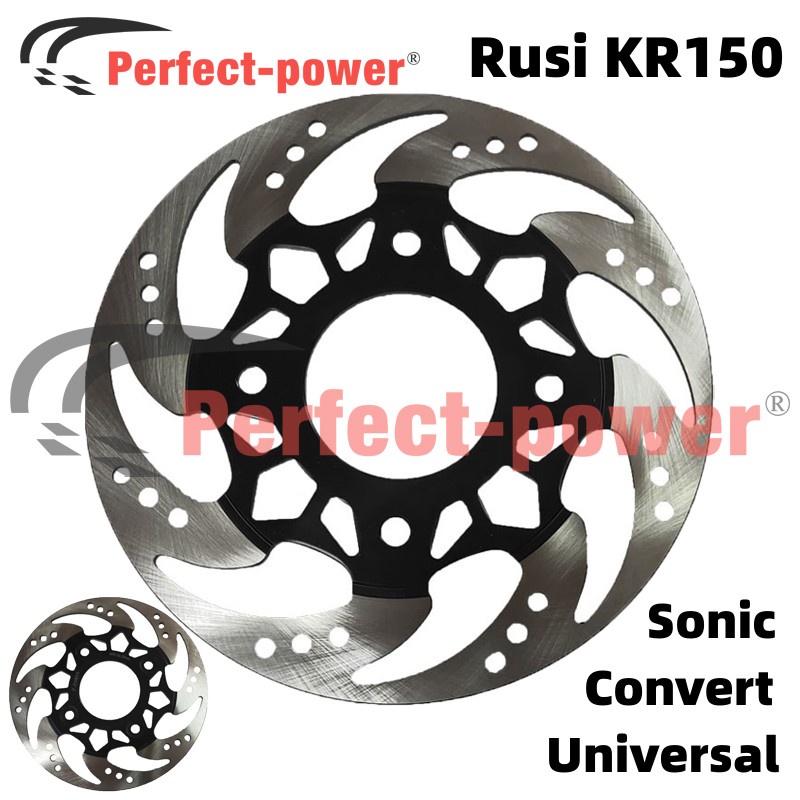 Perfect Power Motorcycle Brake Rotor Disc Plate Rusi KR150 Sonic ...