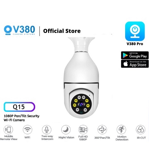 V380 CCTV Camera 1080P Smart Security Ip 5MP 360 Degree 3D Panoramic Wi ...