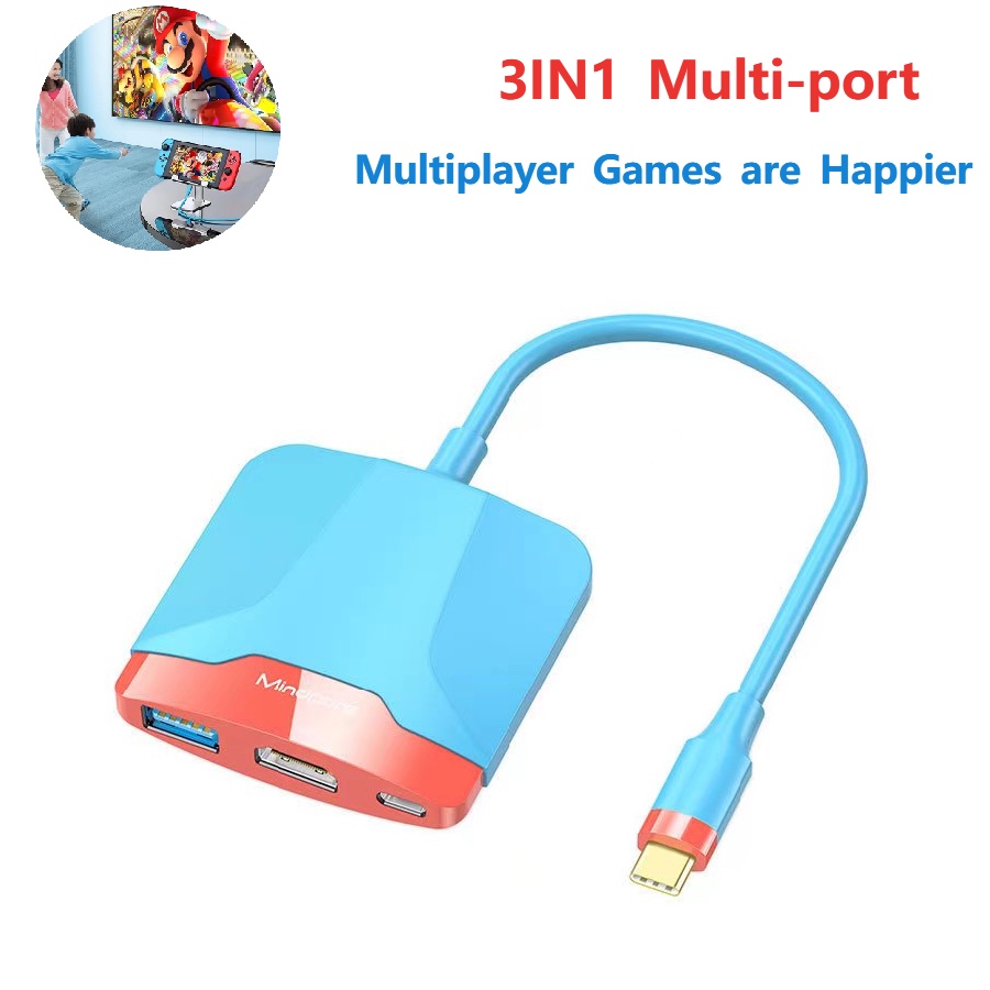 Switch Dock for Nintendo Switch/OLED, USB C to HDMI Adapter Multiport ...