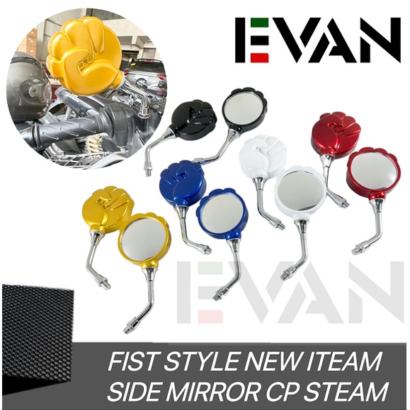 New Iteam Fist Style Side Mirror Short Stem CP Stem(Honda/Suzuki ...