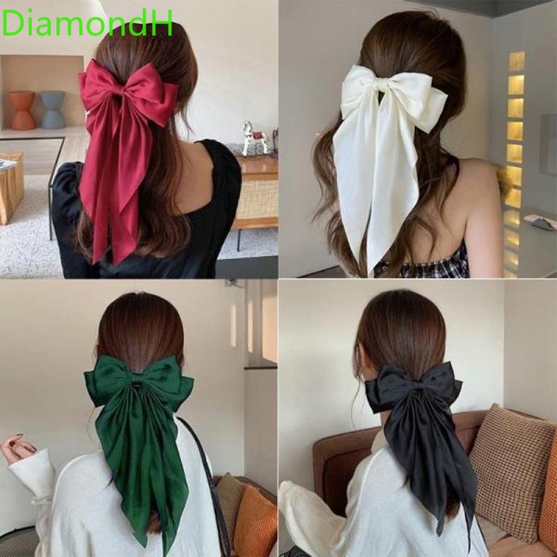 Women Ribbon Hair Tie Hair Accessories Bowknot Ribbons Braided Hairpins ...