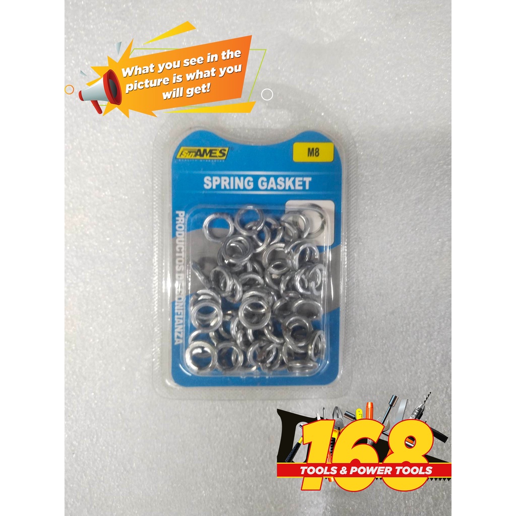 Spring gasket M8 (high quality) | Shopee Philippines