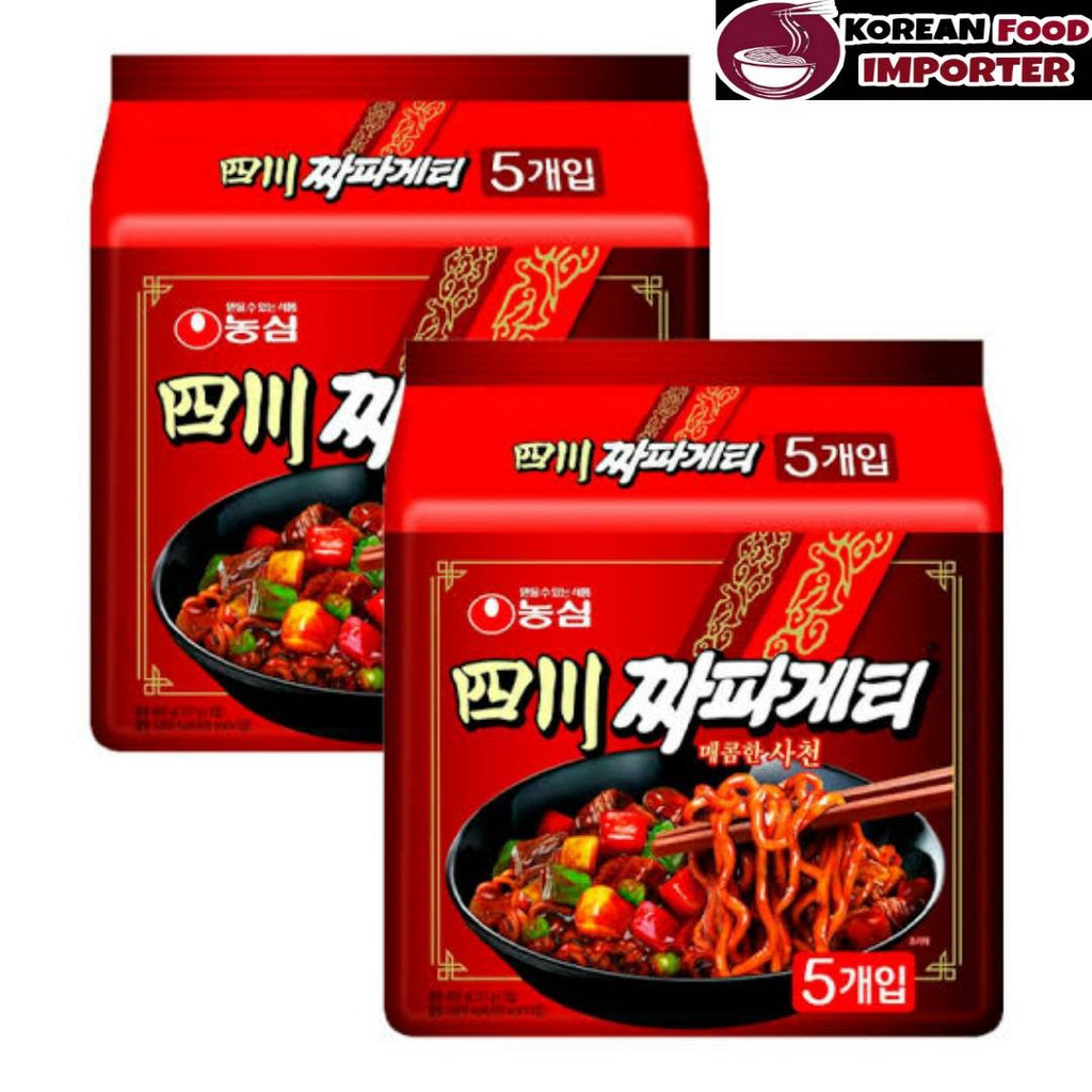 NONGSHIM JAPAGHETTI BLACK BEAN SAUCE/SPICY Nongshim115G/ AUTHENTIC ...