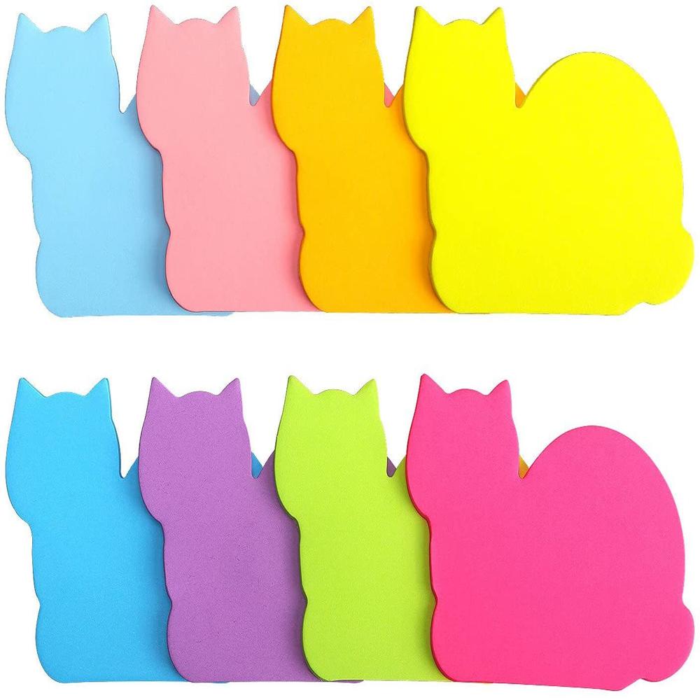 Cat Shaped Post It Sticker Cartoon N Times Post It Sticker Take Out ...