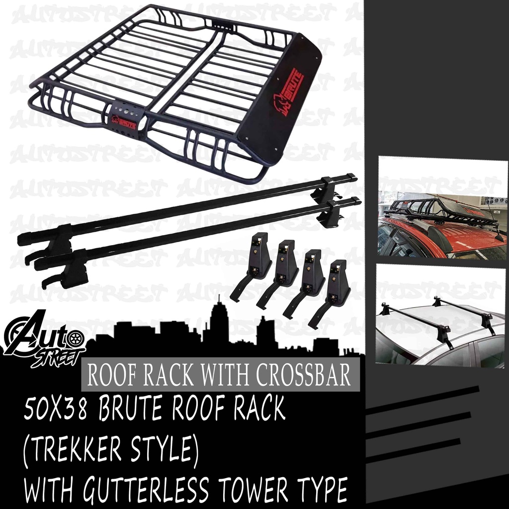 Universal 50x38 BRUTE Roof Rack Top Load Carrier OFFROAD Design Bundle ...