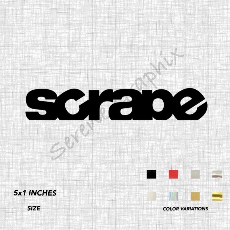 Scrape Sticker - Waterproof Cut Out Sticker | Shopee Philippines