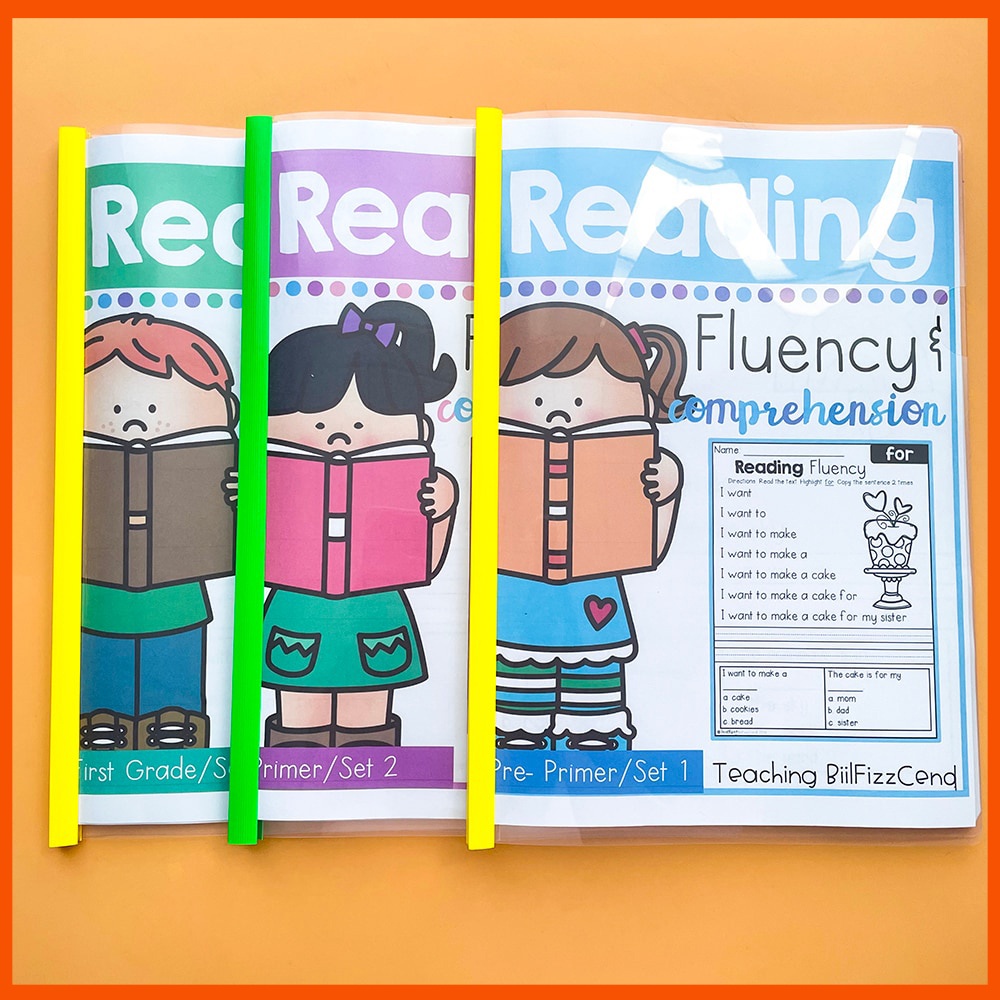 Sight Words Reading Fluency Comprehension Worksheets Activities ...