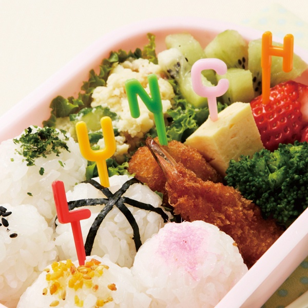 Cute Bento Food Pick ABC Alphabet Picks Fork Picks Decorative ...