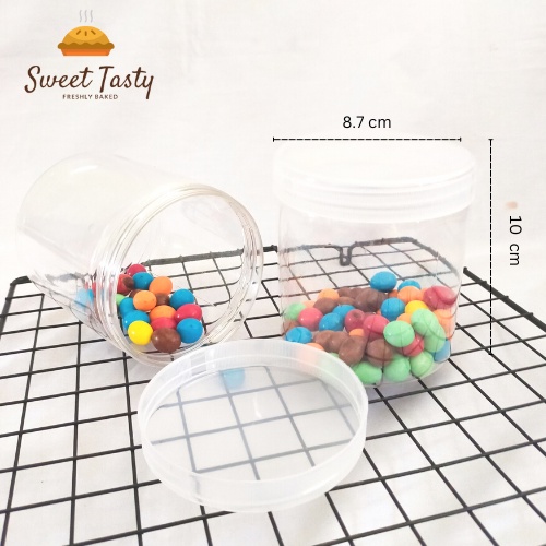 Tube/cylinder Plastic Jar - Plastic Jar | Shopee Philippines