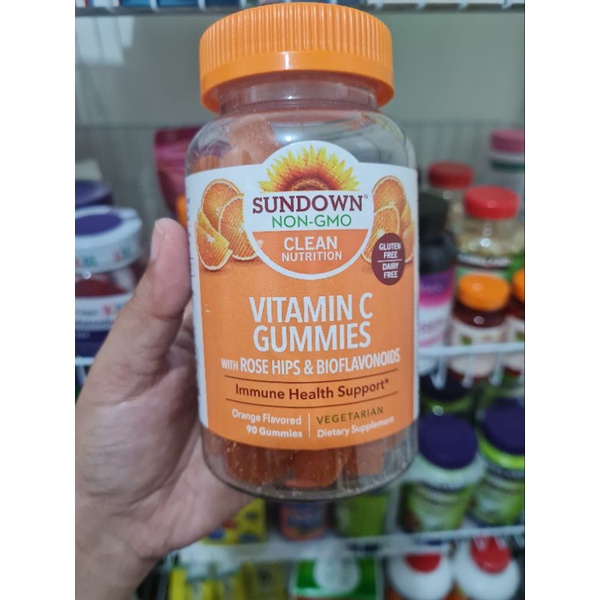 Sundown Vit C gummies with rosehips bioflavonoids 90count | Shopee ...