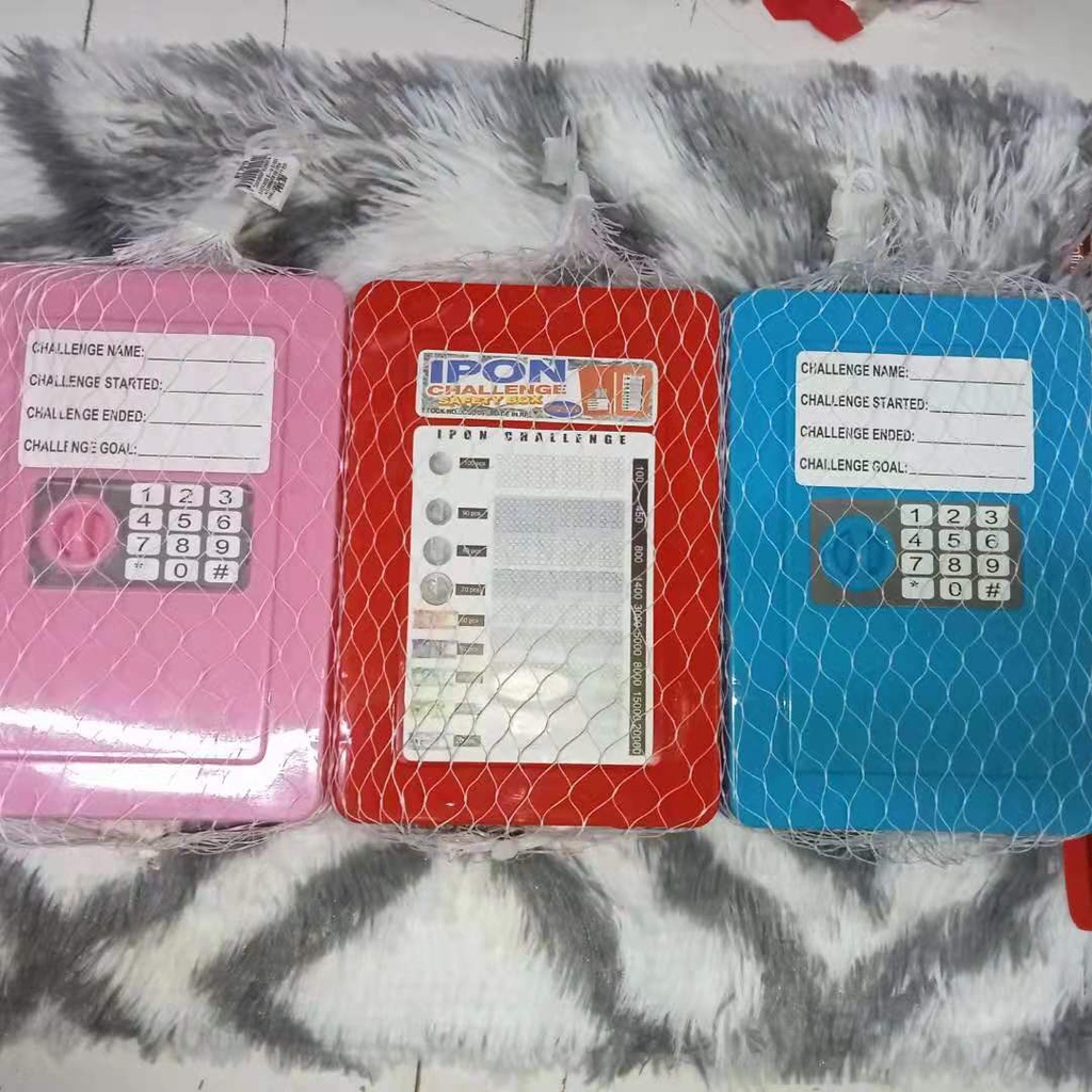 IPON CHALLENGE SAFETY BOX Bank Toy Money Save Box Souvenirs Banks Toys ...