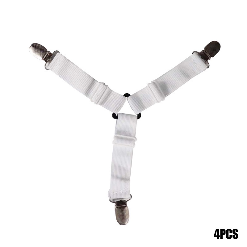 【Better Life】4pcs Slip-On Sheets Metal Sling Bed Sheet Clip Adjustable ...