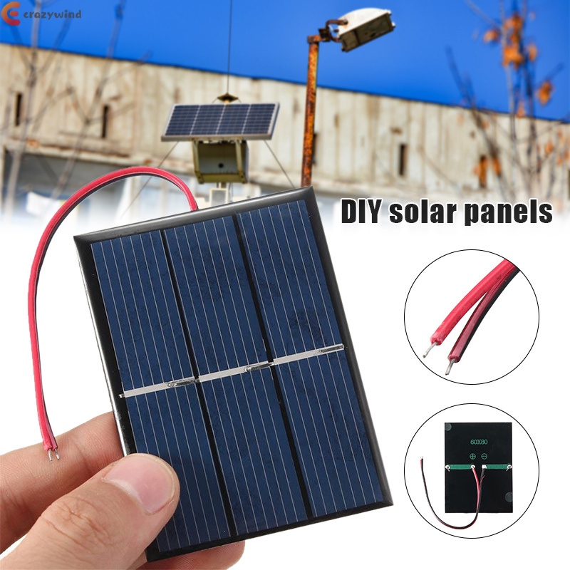 Micro Mini Solar Cells Compact 80 x 60mm Solar Panels Power Home DIY ...