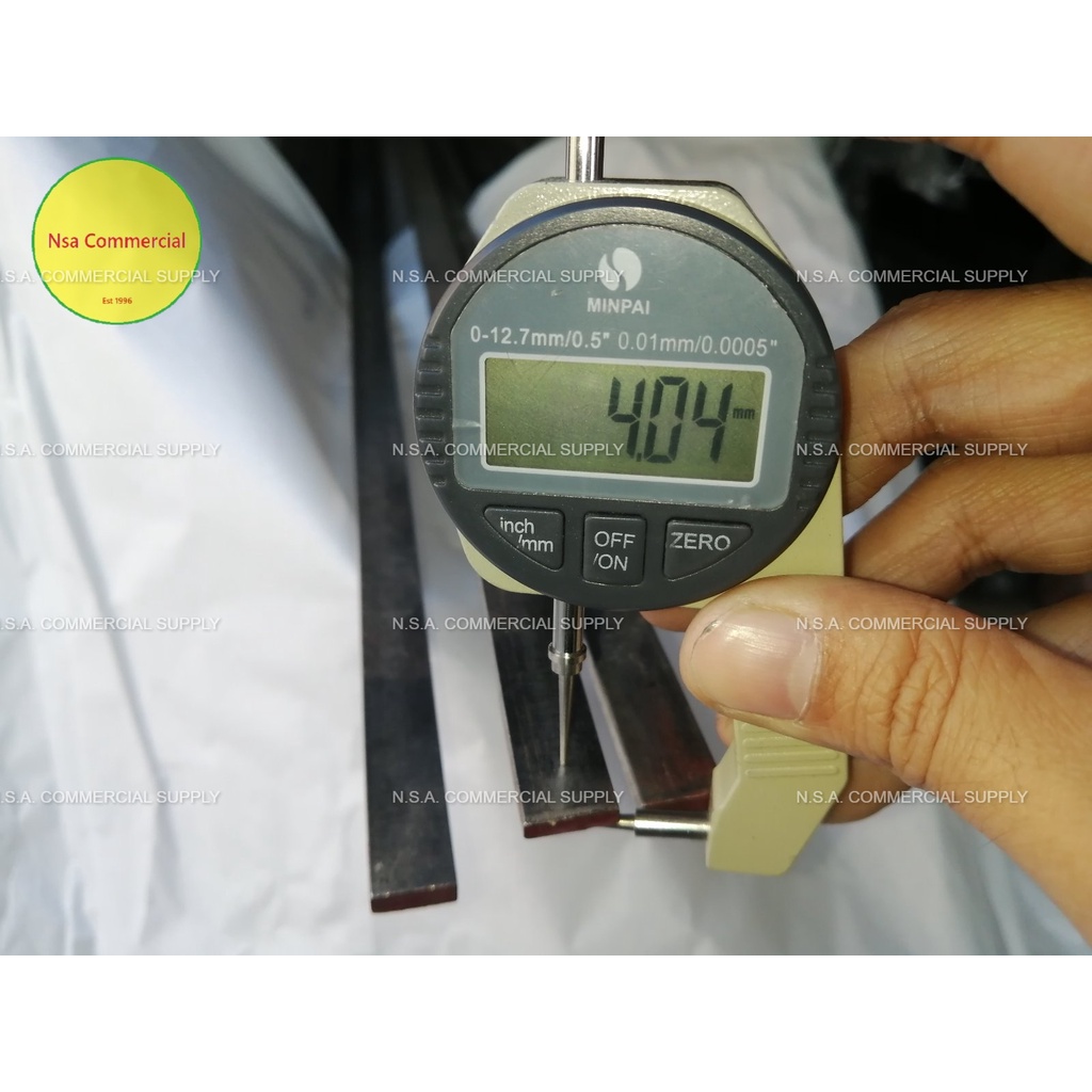 Stainless Steel Flat Bar 4mm x 1/2" x 1 Meter T304 Mill Finished (Pack ...