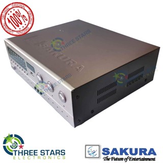 2023 New Sakura AV - 737UB Karaoke Amplifier 1500 watts x2 USB / Bletooth FM av 737 av-737 av737 ...