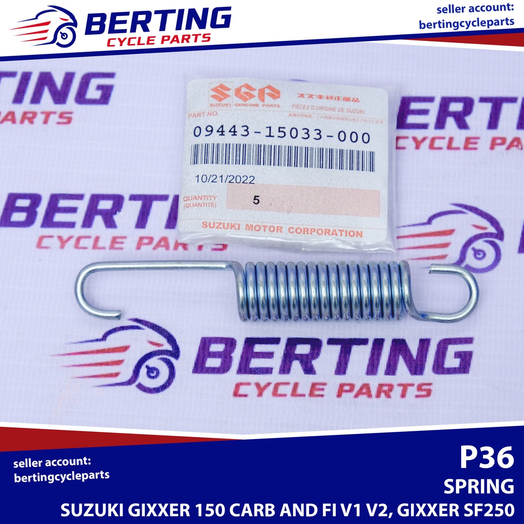 SGP SPRING SIDE STAND Suzuki Gixxer 150 Carb and FI V1 V2 Gixxer SF250 ...