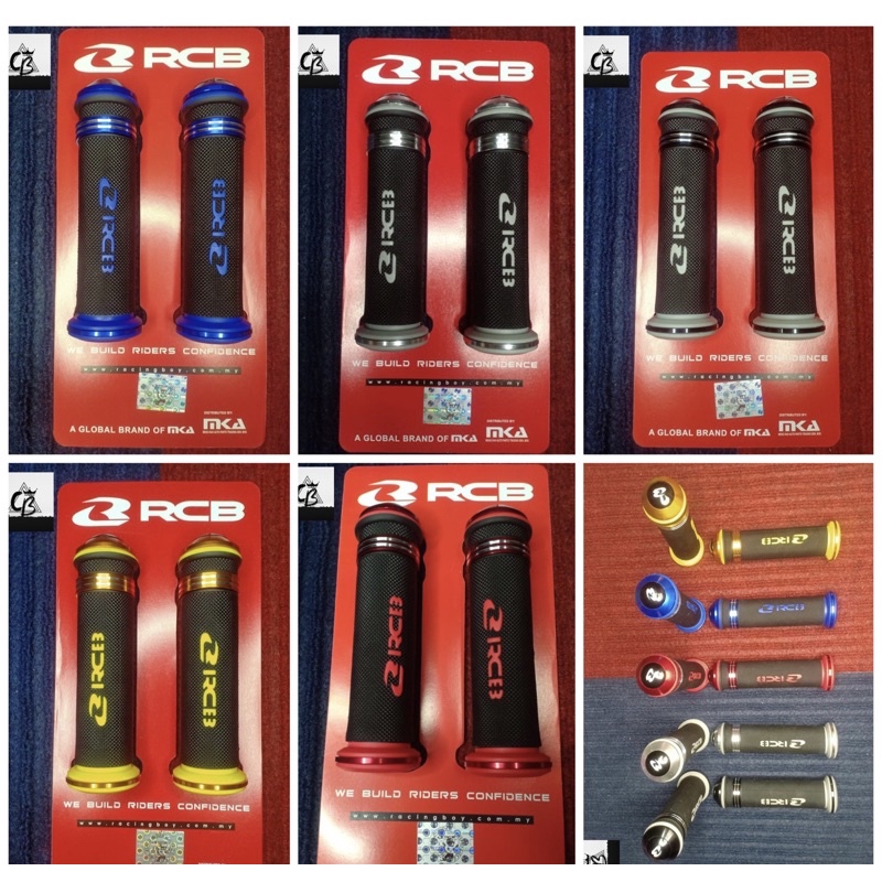 RCB HANDGRIP / HANDLE GRIP with BAR END AHG 55 ORIGNAL NOT FAKE ...